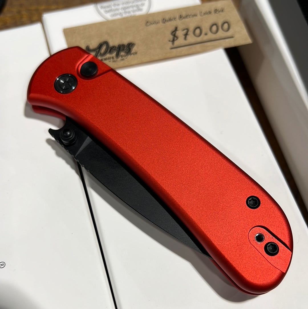 Civivi Qubit Button Lock Red – Pops Knife Supply