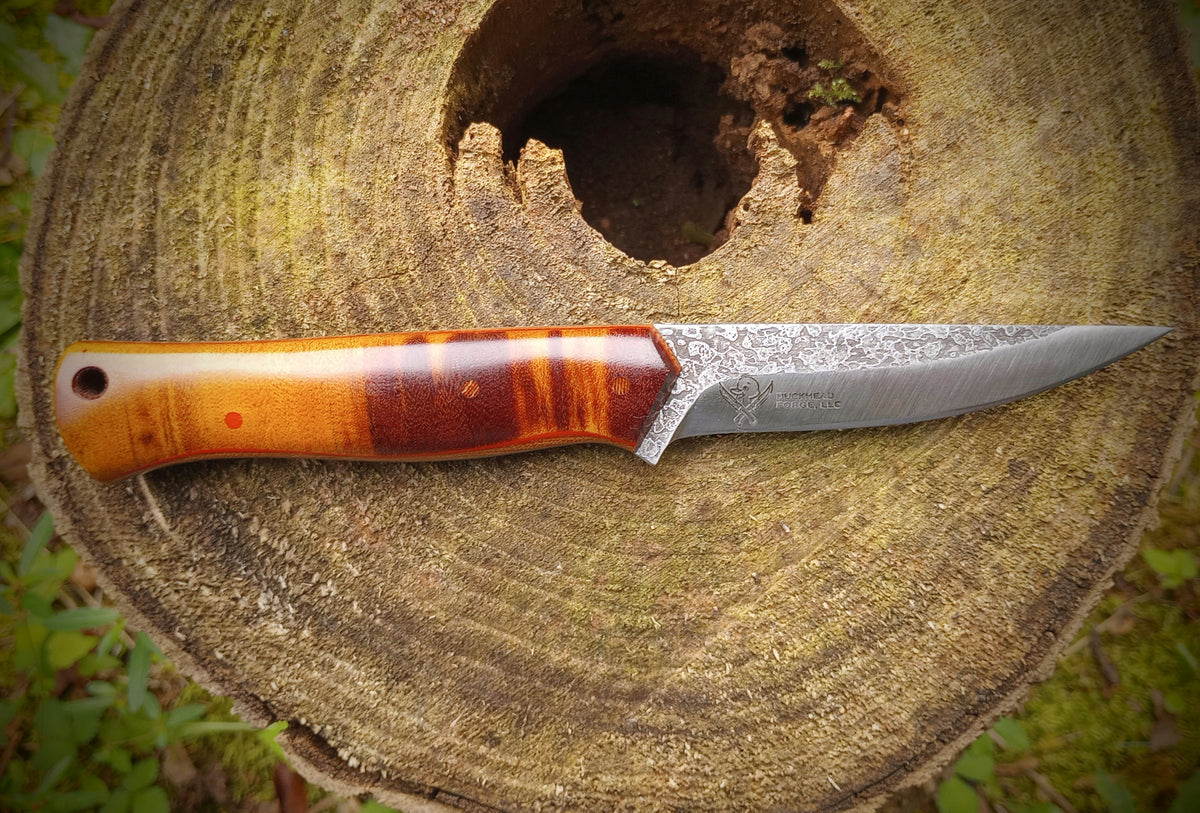 Vintage Linen Micarta Rod - 4" – Pops Knife Supply