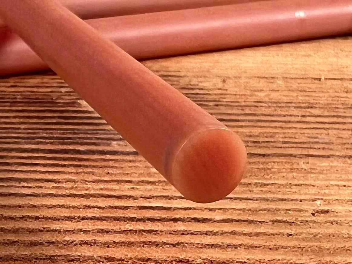 Butterscotch Paper Micarta Rod .250" – Pops Knife Supply